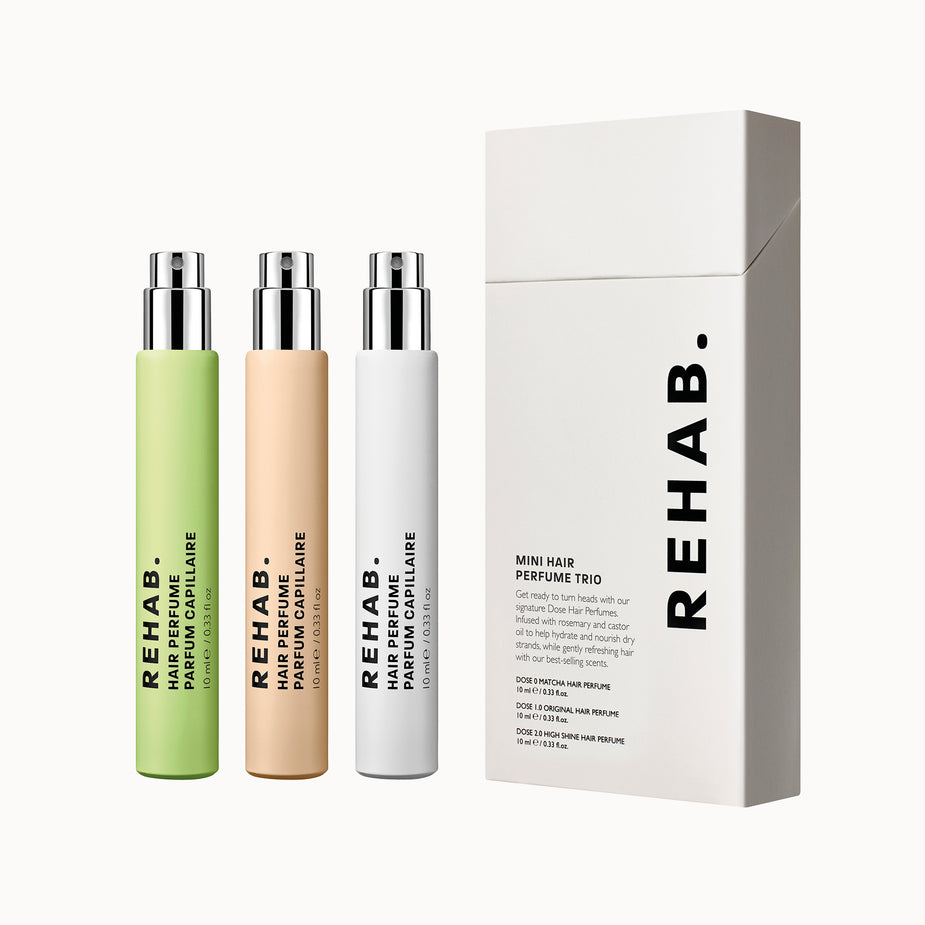 NEW REHAB. Mini 3x10ml Hair Perfume Trio – rehabyourhair
