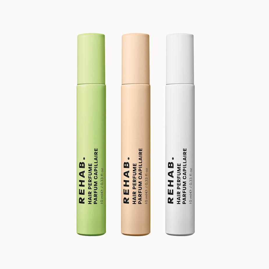 NEW REHAB. Mini 3x10ml Hair Perfume Trio – rehabyourhair