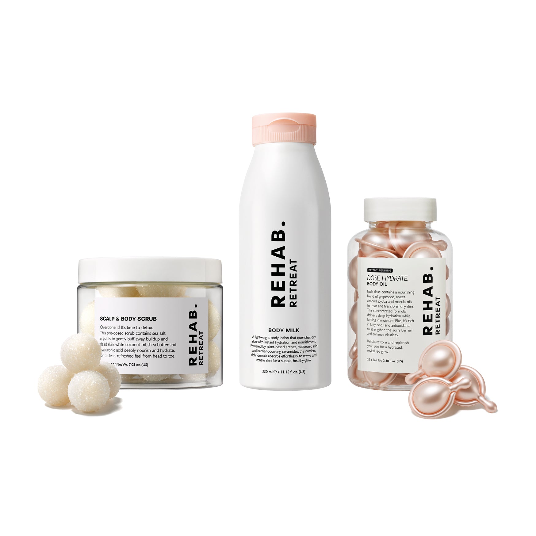REHAB. Retreat Body Exfoliation Bundle – rehabyourhair